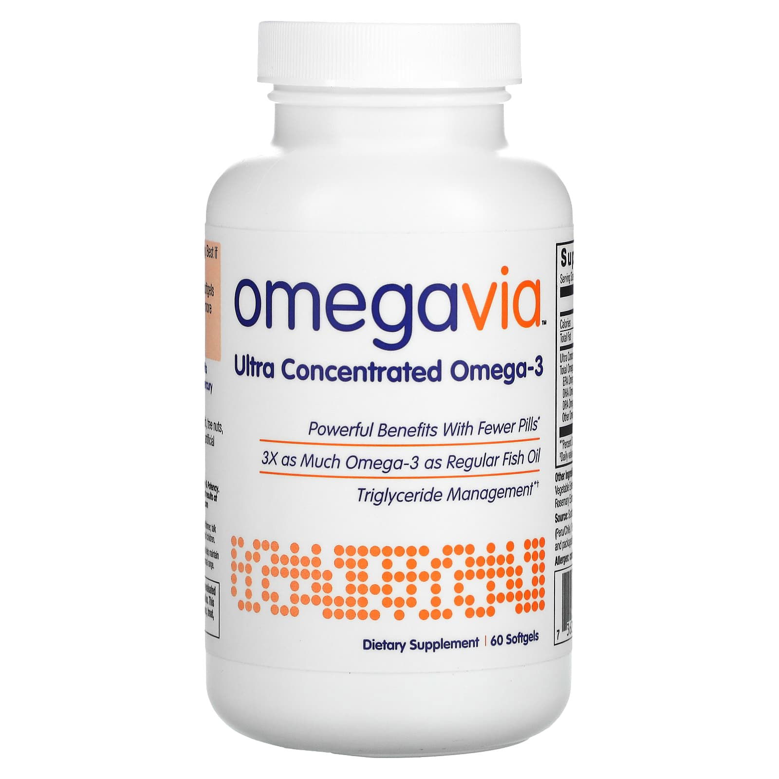 OmegaVia, Omega-3 ultraconcentrado, 60 cápsulas blandas – Tienda ...