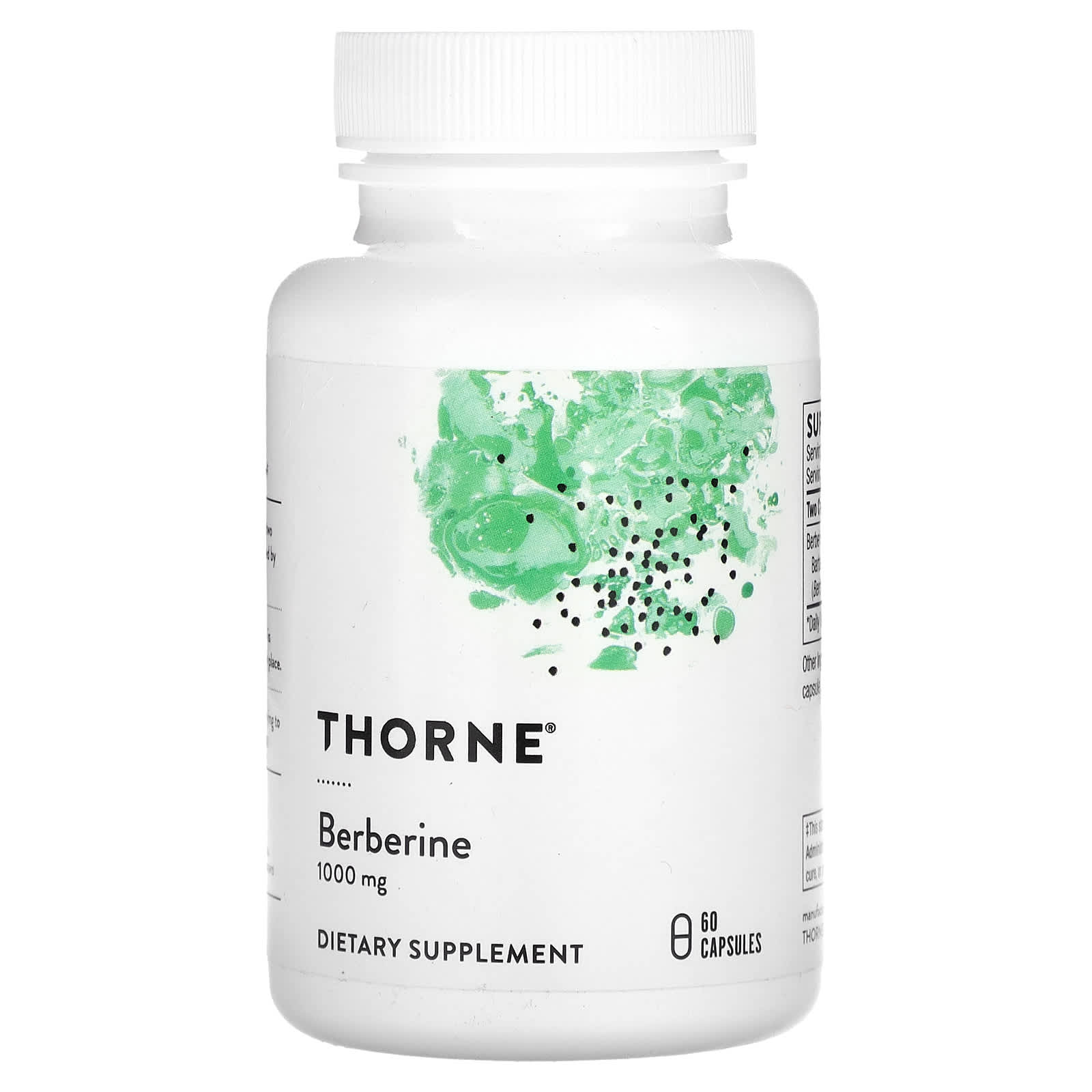 Thorne, Berberina, 500 mg, 60 cápsulas | Allnatural