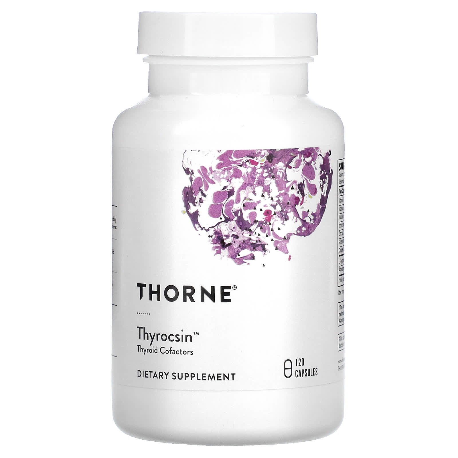 Thorne, Thyrocsin, Cofactores tiroideos, 120 cápsulas | Allnatural