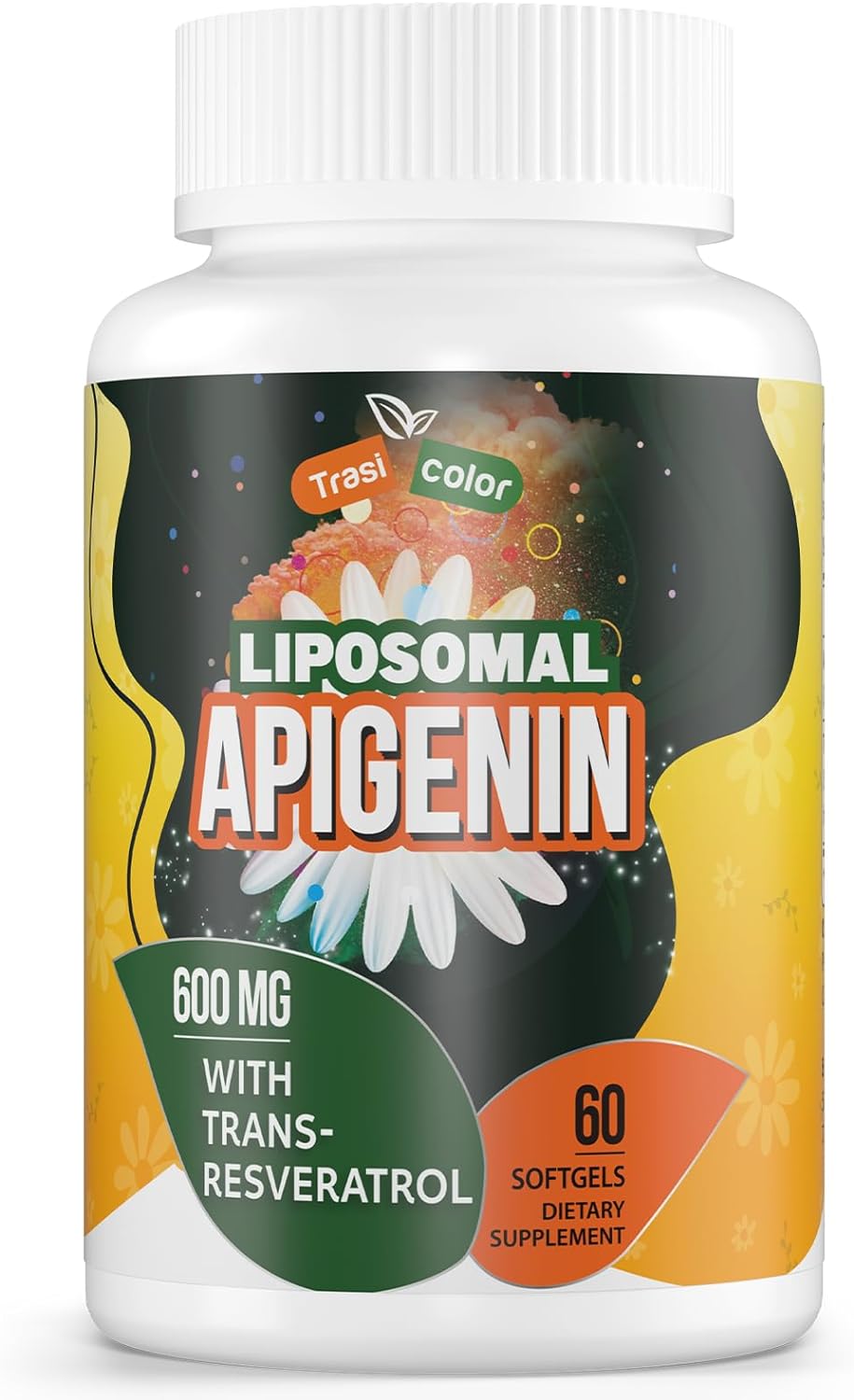 Liposomal Apigenin 550mg, 60 caps | Allnatural