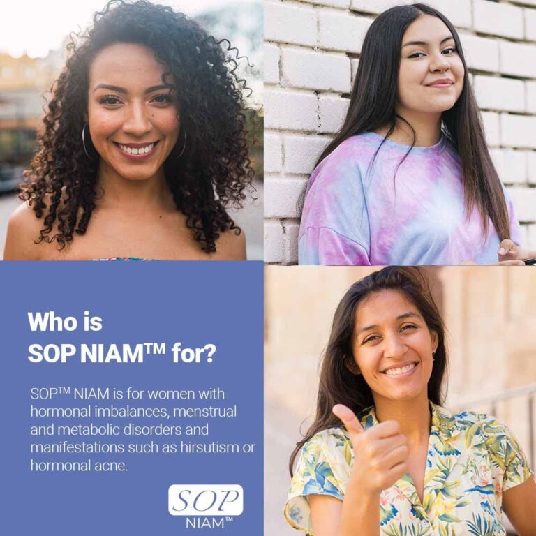 SOP NIAM - D-Chiro Inositol, vitaminas y minerales, 60 cápsulas ...