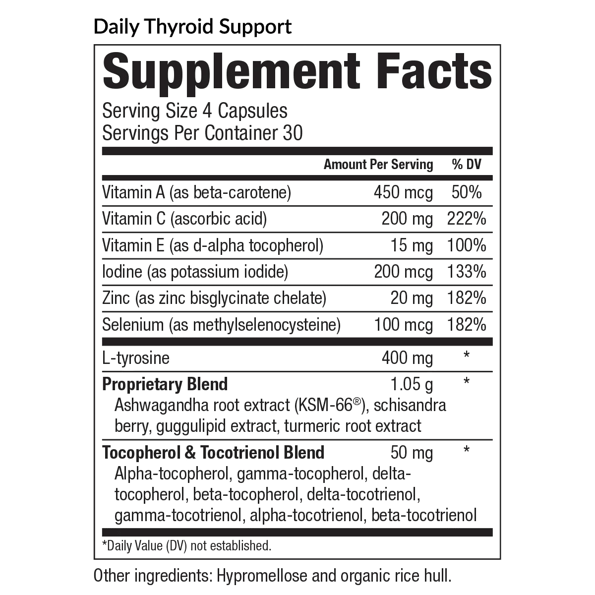 Equi Life Daily Thyroid Support 120 caps | Allnatural